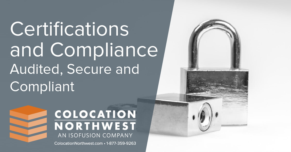 Certifications · Colocation Northwest